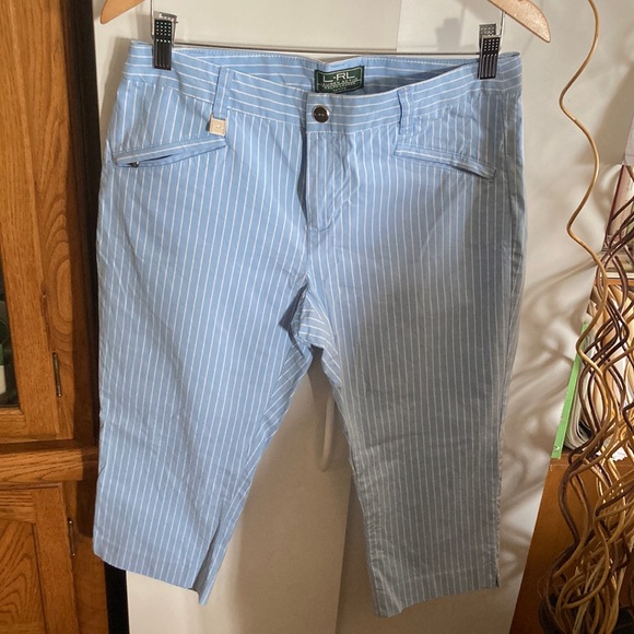 Ralph Lauren | Pants & Jumpsuits | 76 Ralph Lauren Active Blue White ...